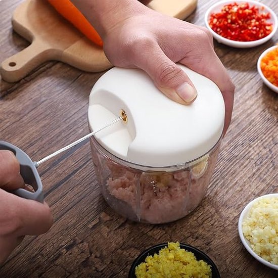 Karma Uiensnijder, wit 900ML 5 bladen groenteschaaf, multifunctionele ...