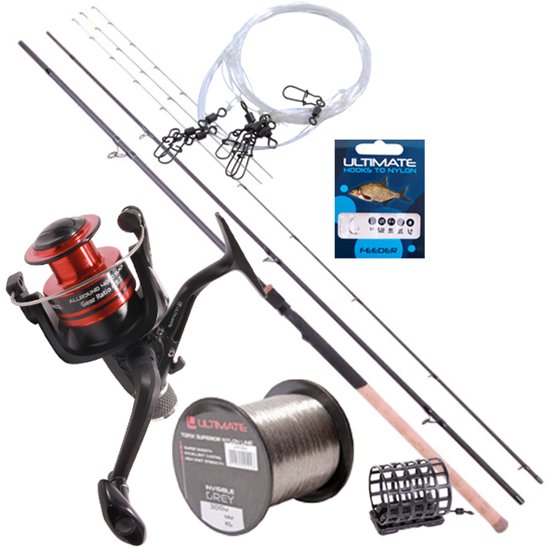 Ultimate Complete Fury Feeder Set 3.90m (20-90g) | Witvis set | bol