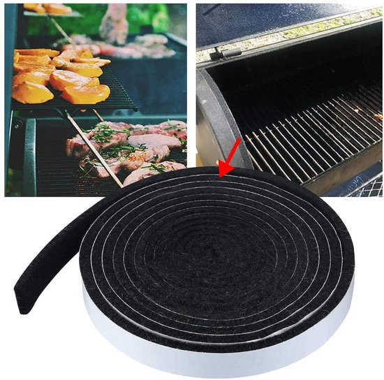 Gasket High Heat Temp Seal Smoker Gasket 196 ft Long Self Stick Seal ...