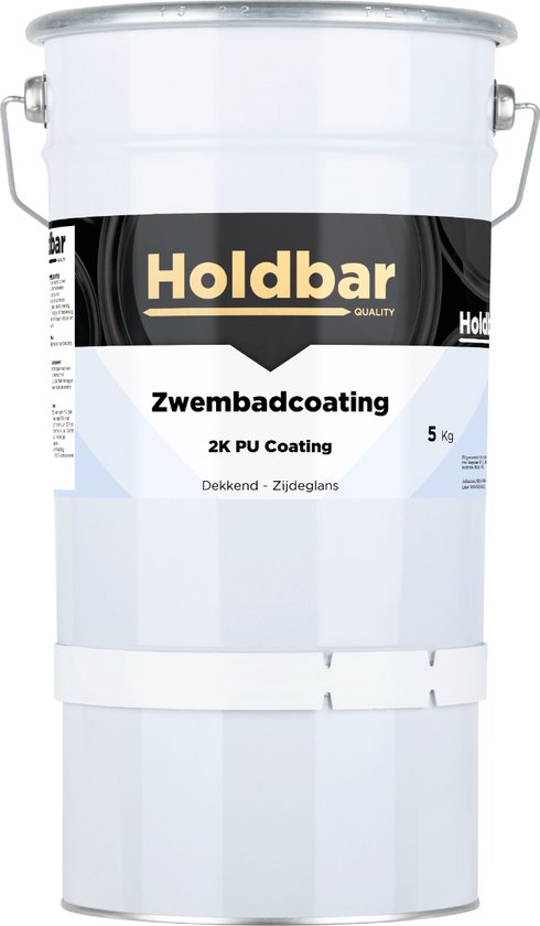 Holdbar Zwembadcoating Standaard Wit 5 kg - Zwembadverf - Alle kleuren ...