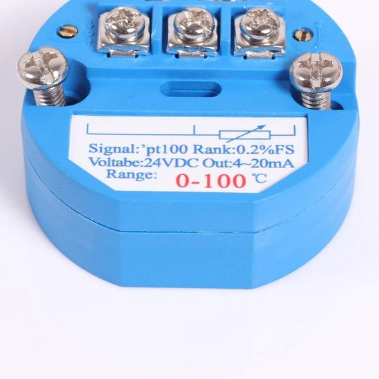 PT100 temperatuur-meetomvormer DC 24V 4-20MA 0-100 ° ℃ RTD SBW ...
