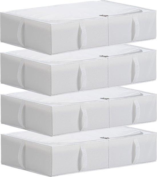 La'Moussawi ® Opvouwbare Opbergdozen Set van 4 met Deksel voor ...