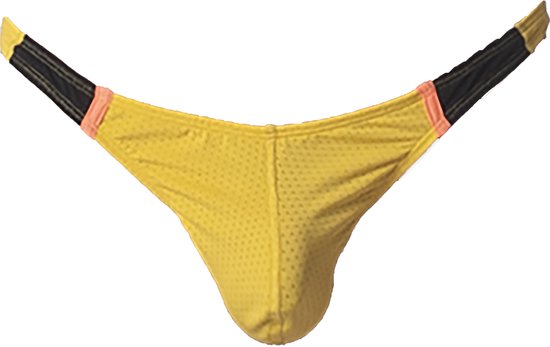 Barcode Berlin Thong RONAK Yellow-Black-Orange - MAAT M - Heren ...