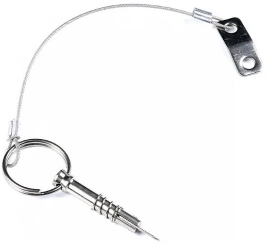 Borgpen met kabel - RVS 316 | bol