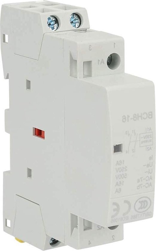 Switch 16A - 2P 16A 220V/230V 2NO 50/60HZ Din Rail Household Switch | bol