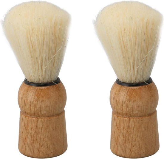 Mini Synthetic Beard Shaving Brush with Professional Design - Ideal ...