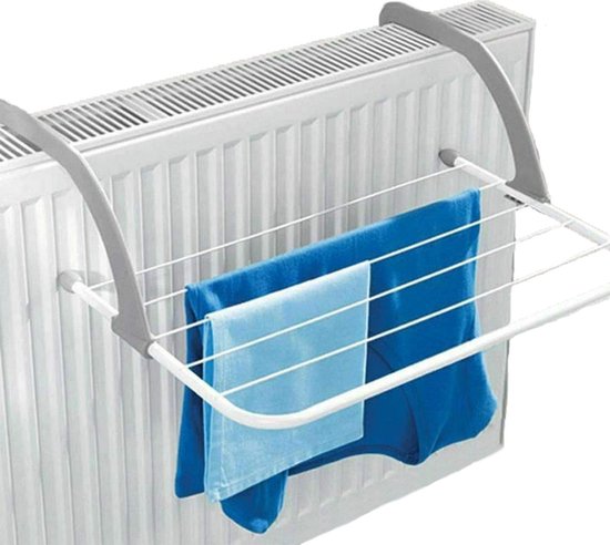 DID Radiator droogrek - wit - metaal - 51 x 33 x 15 cm - handdoekrek ...