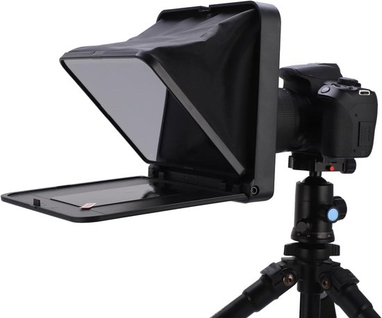 Opvouwbare Draagbare Teleprompter met Afstandsbediening - Smartphone ...