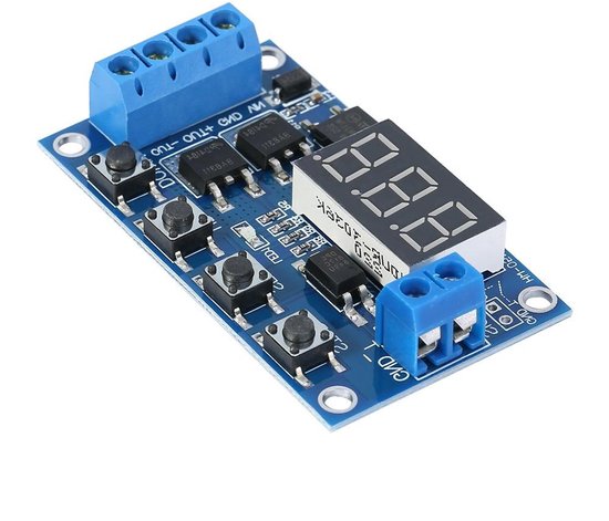 Dual-MOS Relay Module Timer Account Switch With Digital LED Display ...