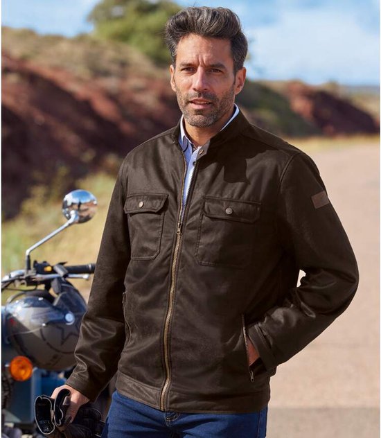 Atlas for Men - Suèdine jack Arizona - Heren - Verkrijgbaar in grote ...