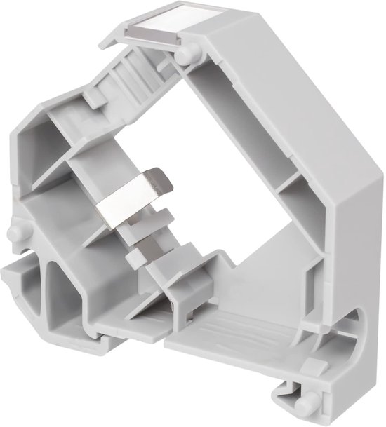 HB-DIGITAL 12 x DIN-railadapter RJ45 Keystone houder voor DIN-rail 35 ...