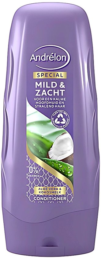 Andrélon - Mild & Zacht - Conditioner - Voor Gevoelige Hoofdhuid - 300 ...