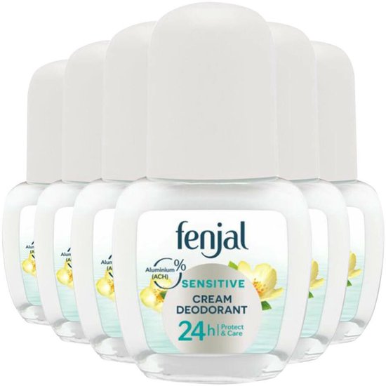 6x Fenjal Crème Deodorant Roller Sensitive 50 ml | bol