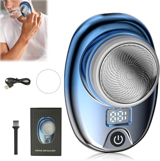 Mini Shaver - Portable Electric Shaver USB Type C Rechargeable Wet ...