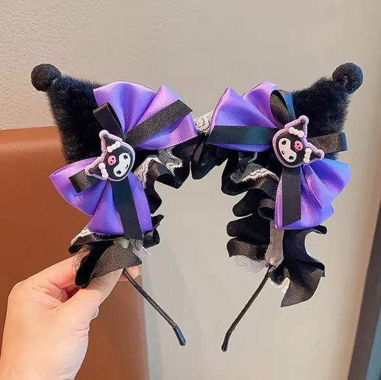 Sanrio - Robe et diadème Kuromi - Oreilles Kuromi - Déguisement - Tenue ...