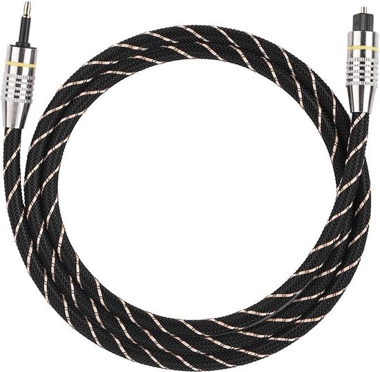 Toslink to Mini Plug 3.5mm Optical Fiber Cable with Gold-Plated ...