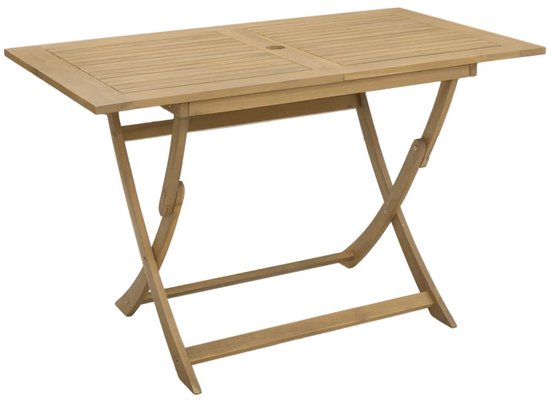 vidaXL Tuintafel - Inklapbaar - 120x70x75 cm - Acaciahout Houten ...