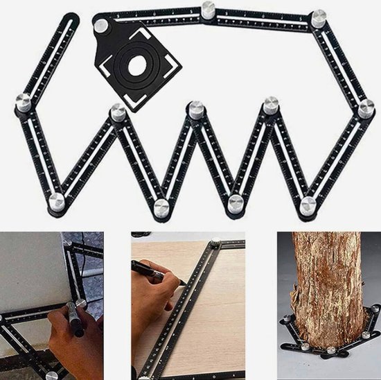 Tegelvormer Met Meerdere Hoeken – Aluminium Hoeksjabloon Met 12 ...