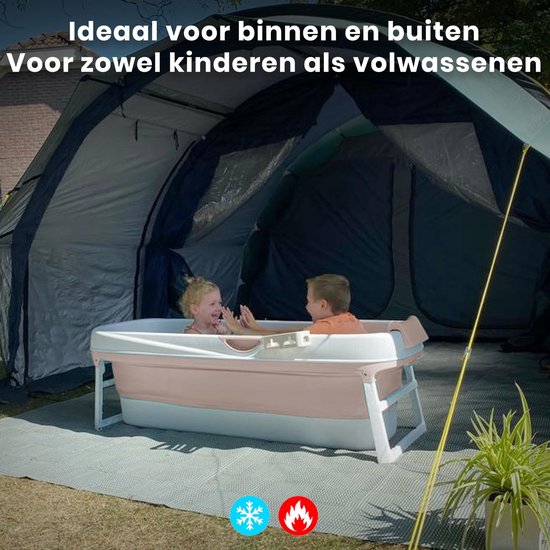 HelloBath® Opvouwbare Badkuip Voor Volwassenen - XXL, 157 x 60 x 48 cm - Badkuip Met... | bol