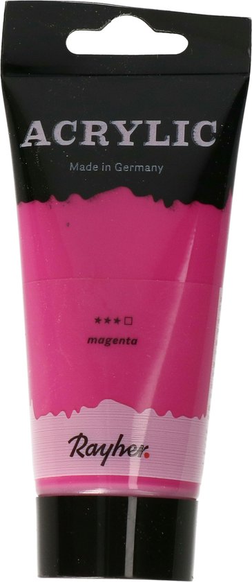 Mat roze acrylverf/hobbyverf op waterbasis 75 ml - Schilderen/knutselen ...