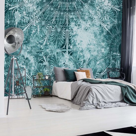 Fotobehang - Vlies Behang - Lace pattern - 312 x 219 cm | bol.com