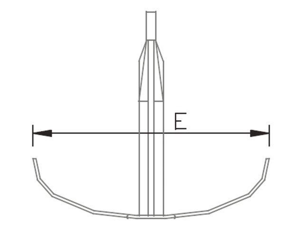 RVS 316 Bruce anker 15 kg | bol.com