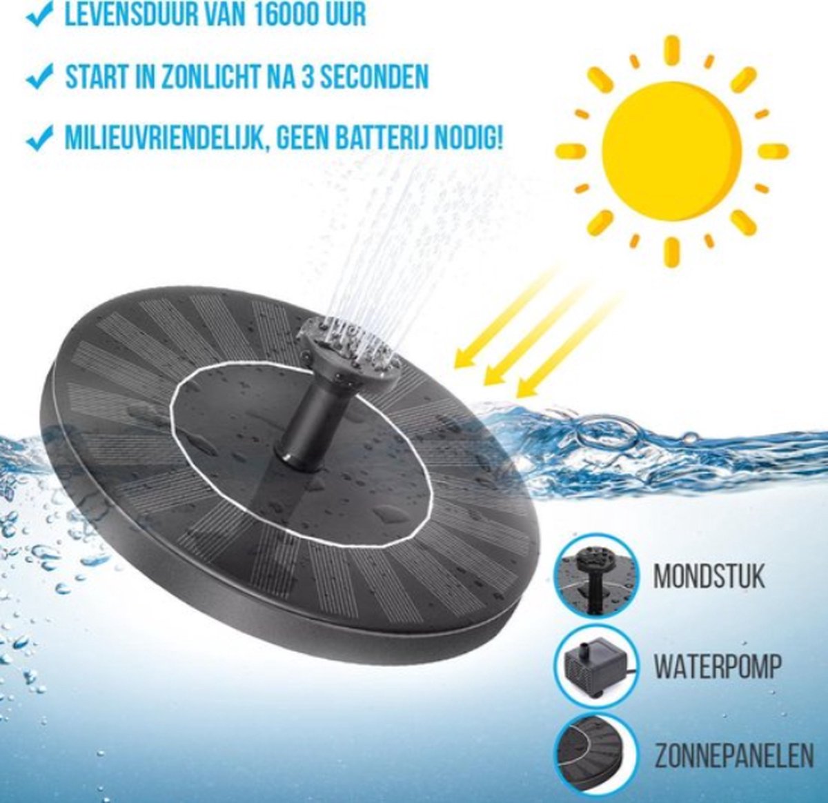 Solar Fontein + Tonova Autoparfum - 7 Verschillende Sproeier ...