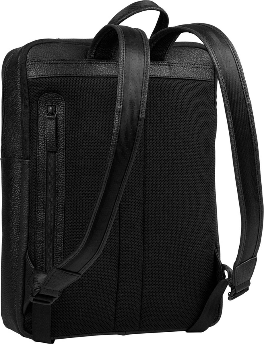 Bloomsbury Leren Unisex Laptop Rugtas - Dames en Heren - 15.6 inch / 16 ...