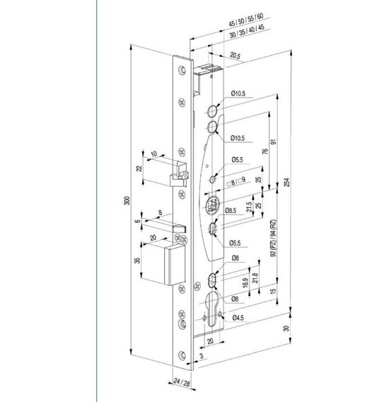 ABLOY Solenoidslot EL460 30MM PC92 | bol