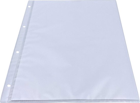 DULA Showtassen - Insteekhoezen - 100 stuks - Nerf - A4 - 4 gaten ...