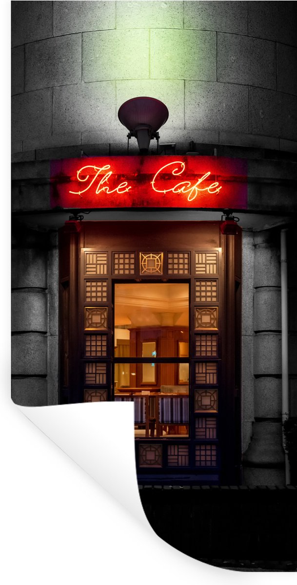 Deur - Café - Rood - Architectuur - Neonlicht 13 | bol.com