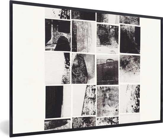 Mozaïek - Abstract - Zwart - Wit | bol.com