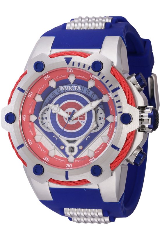 Invicta MLB - Chicago Cubs 43488 Quartz Herenhorloge - 51mm | bol.com