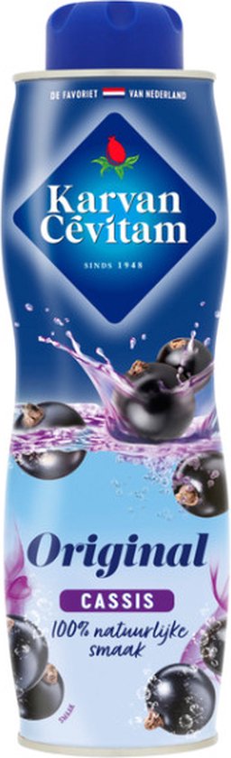 Karvan Cevitam siroop cassis - fruitige dorstlesser met vitaminen - 60 ...