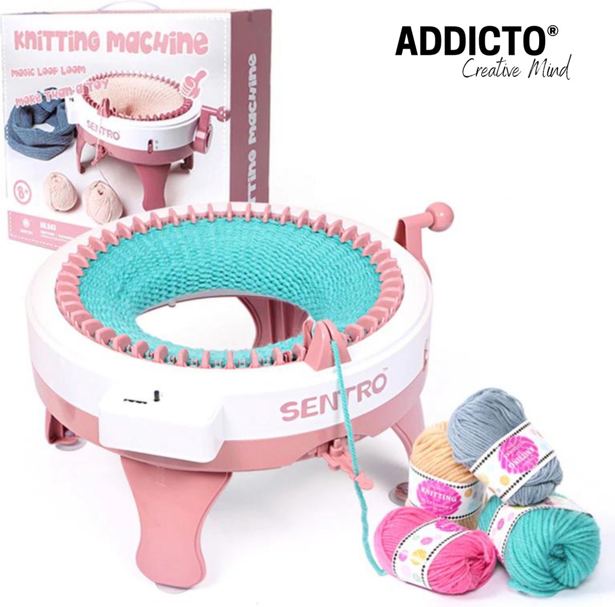 Sentro® - Moulin à tricoter Groot - Kit de Tricot - Machine à Tricoter ...