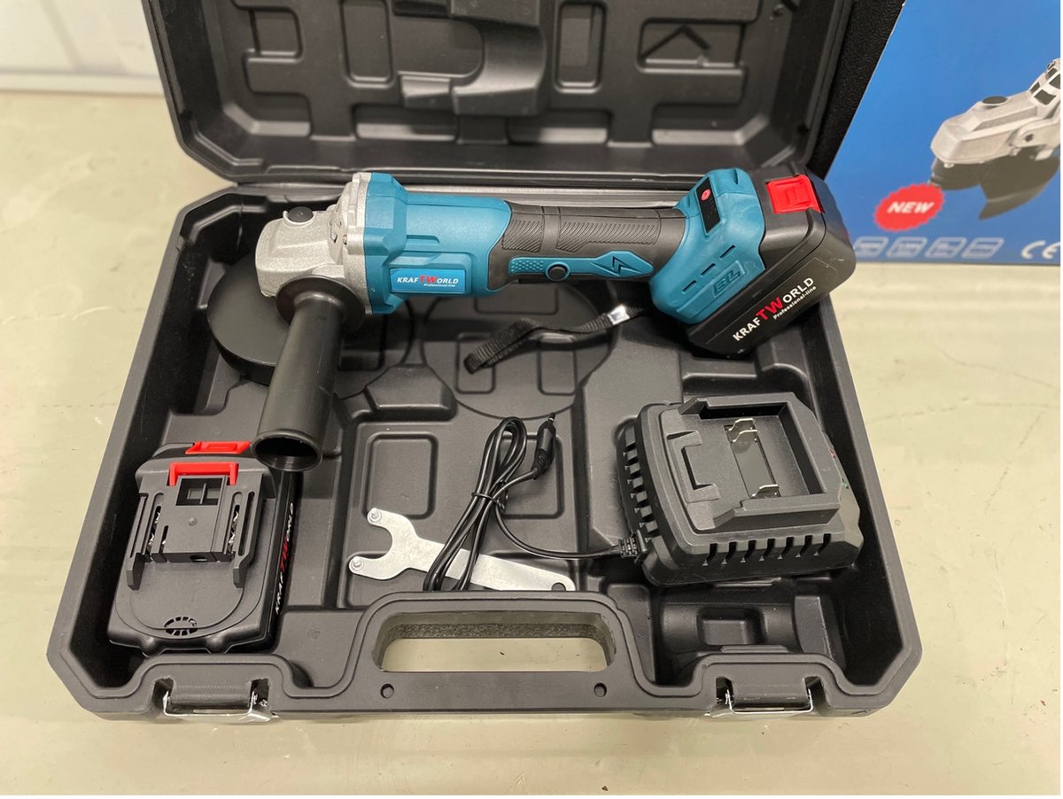 Slijptol - Accuslijptol - Elektrische slijptol - Compleet pakket - 2 ...