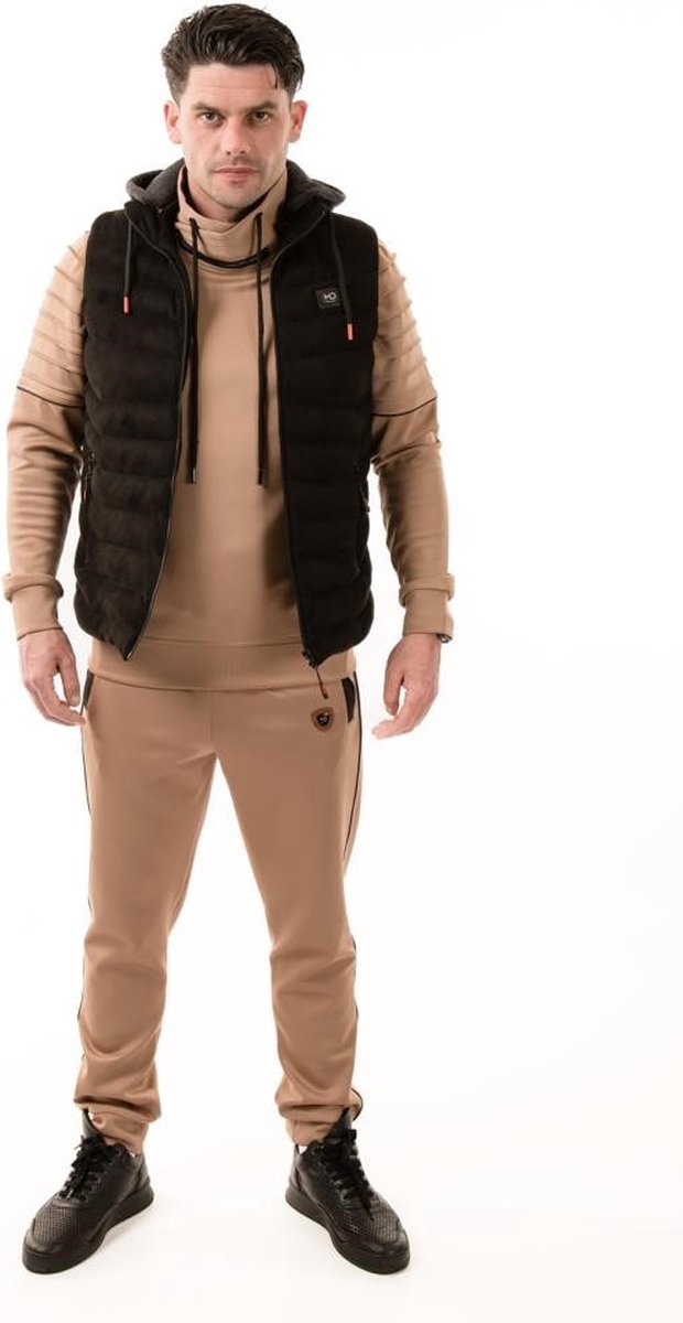 Joggingpak Heren - Trainingspak - Camel - Nino | bol.com