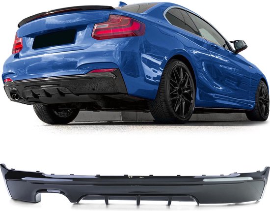 Bmw Série 2 F22 F23 M Package Diffuseur de pare-chocs arrière Zwart ...