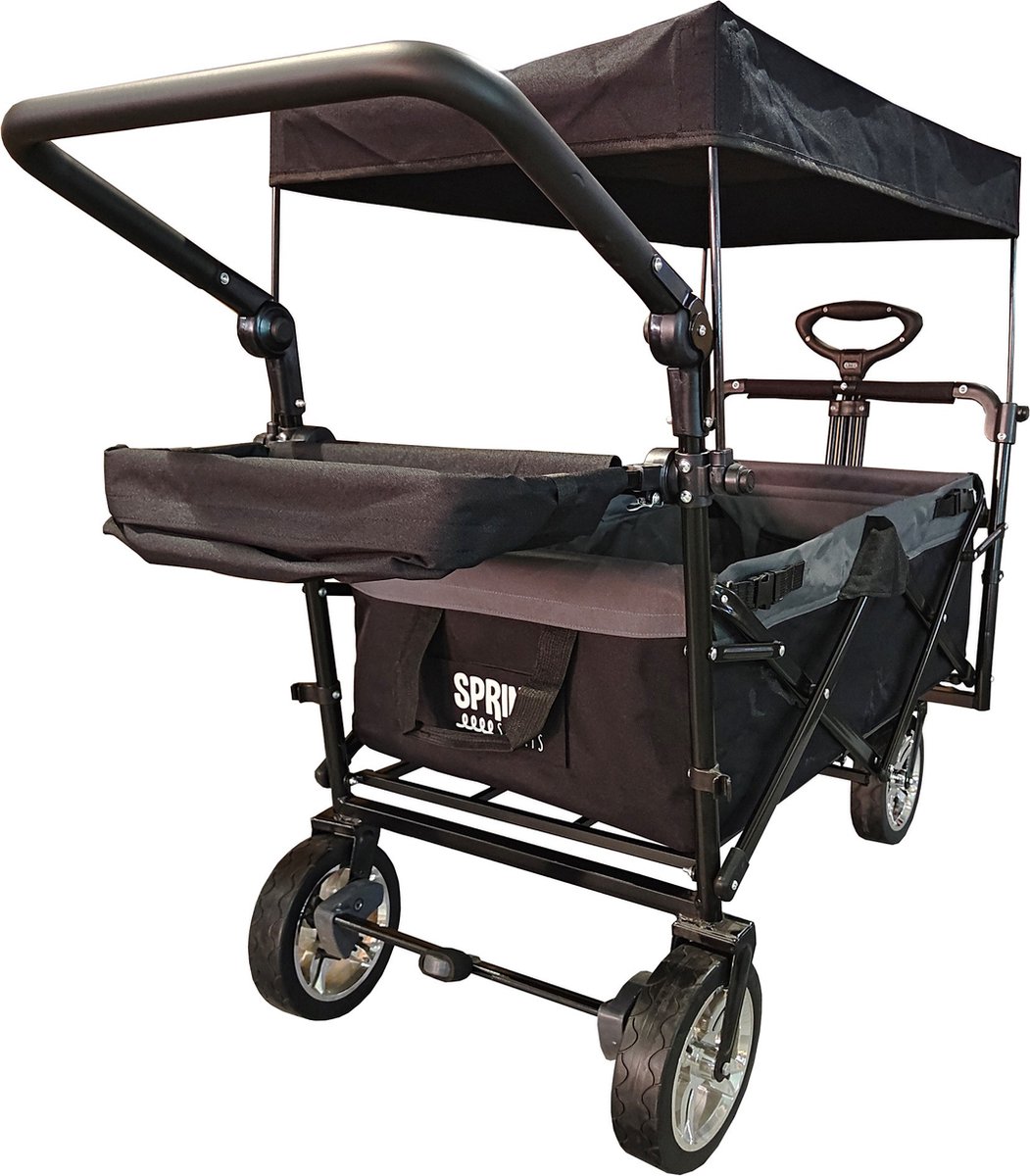 Bolderkar / Bolderwagen Deluxe - Opvouwbaar - met Massieve Luxe Wielen ...