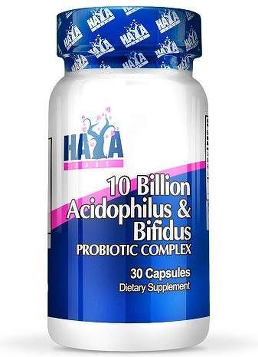 Haya Labs Sportsupplement 10 Billion Acidophilus & Bifidus Probiotic Complex - 30 Capsules | bol.com
