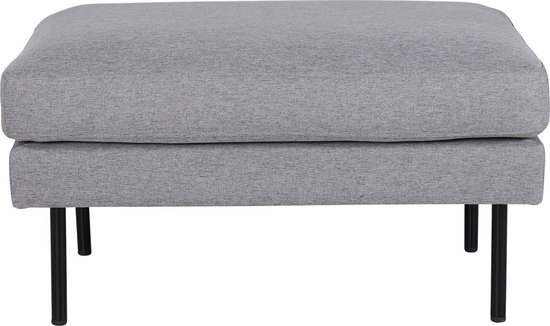 Zoom poef, hocker zwart, grijs. | bol