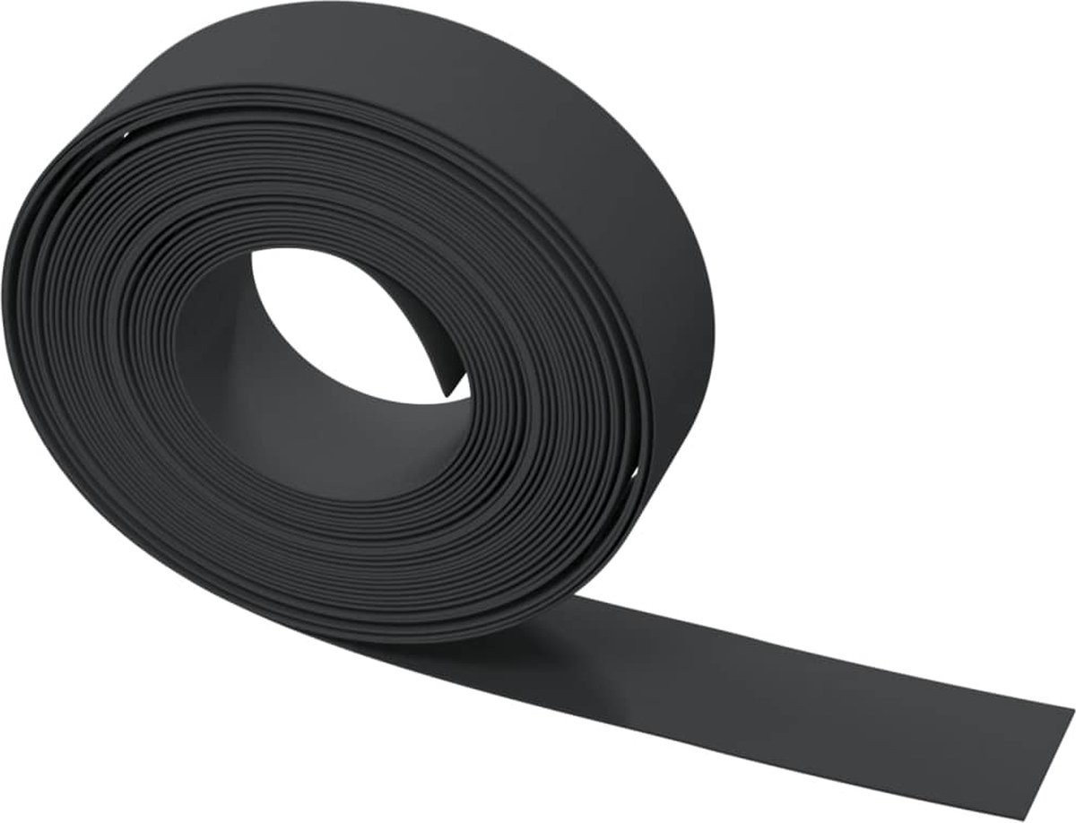 vidaXL Tuinranden 5 st 10 m 15 cm polyetheen zwart | bol.com