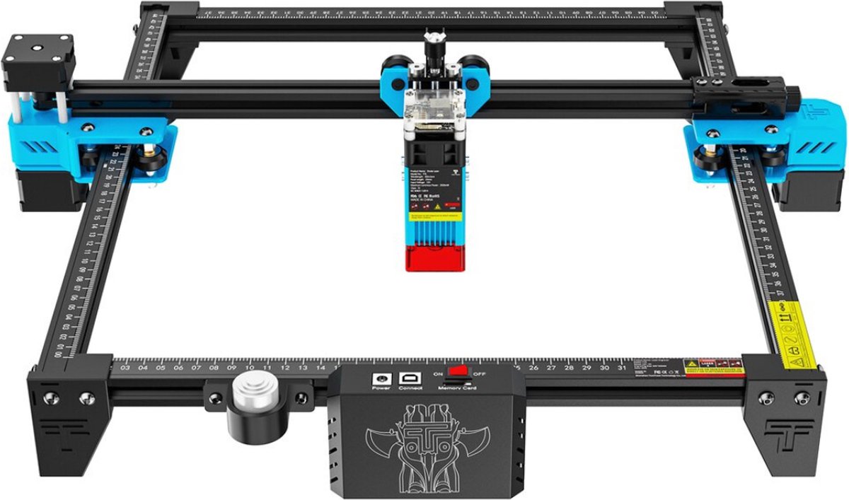 Laser Graveer Machine 40W Glas Leer Acryl Hout Fles Tas Blik | bol