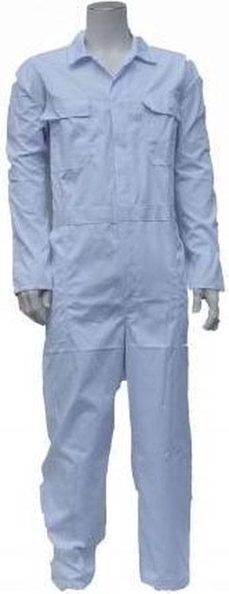 Overall wit voor volwassenen maat 64 | bol.com