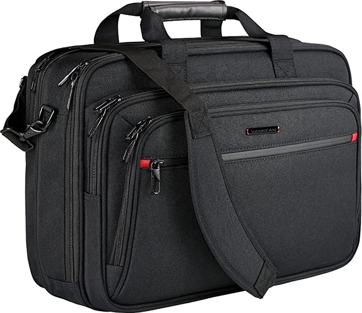 VANKEAN Laptoptas voor dames en heren, geschikt voor laptops tot 17,3 ...