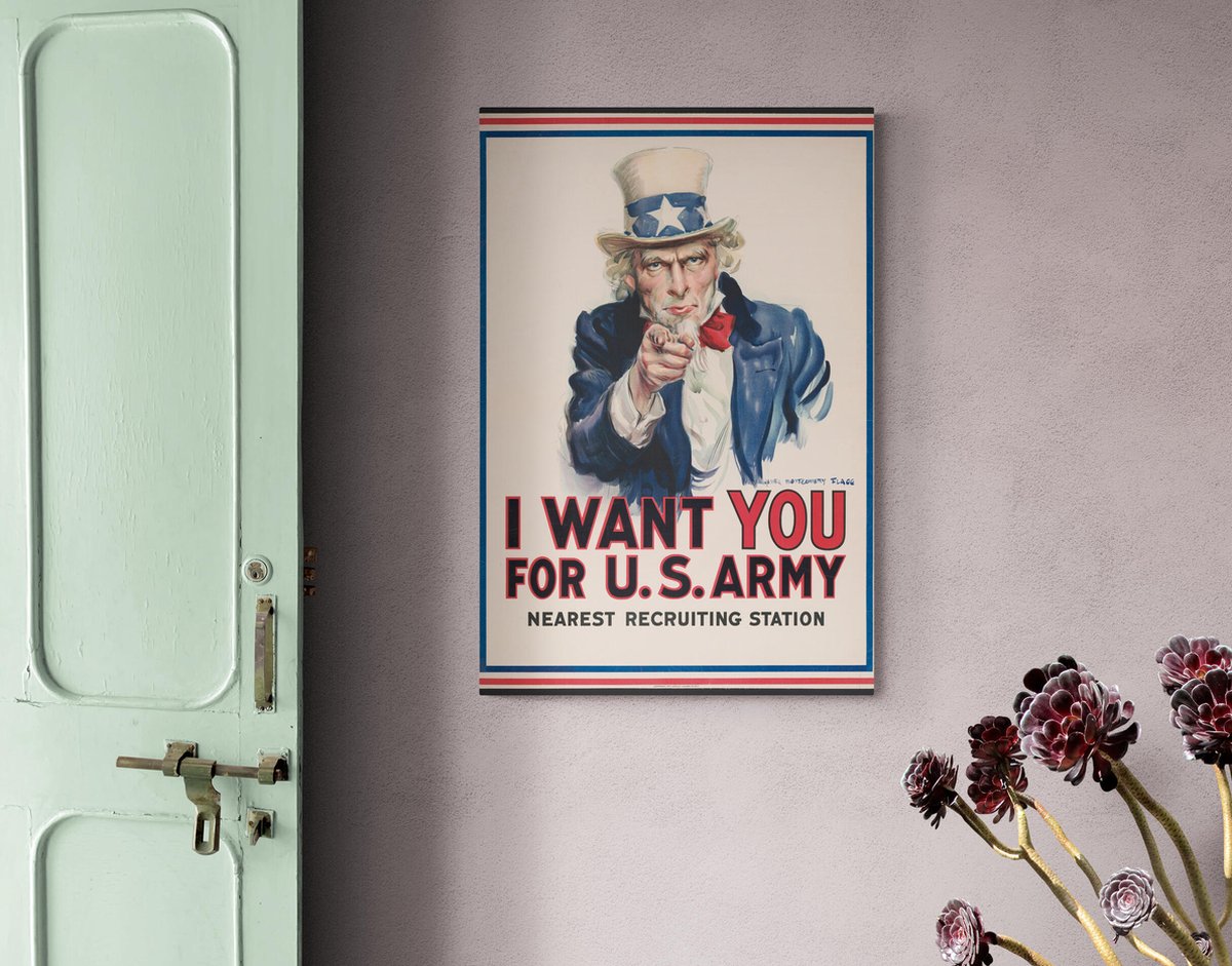 Posters Vintage - I want you - Uncle Sam - Amerika vintage - Vintage ...