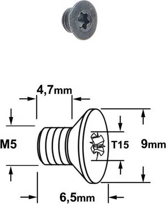 CMT - Conische torx bout - Snijgereedschappen | bol