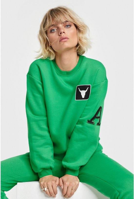 Alix The Label Patch green sweater L | bol.com