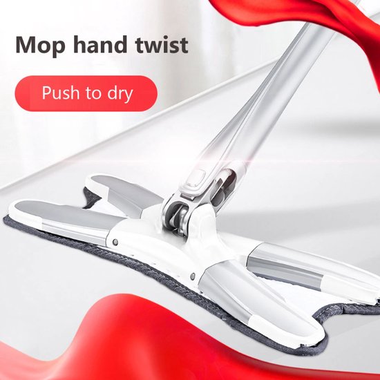 High-Quality Dweil met wringer - verstelbaar en 360 graden draaibaar ...