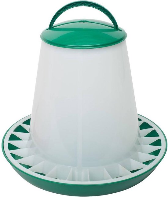 Voersilo met Deksel 10kg Groen | bol